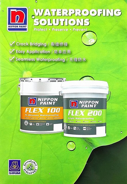 Nippon Flex 200 Elastomeric Breathable Acrylic Polymer Waterproofing Membrane 5kg